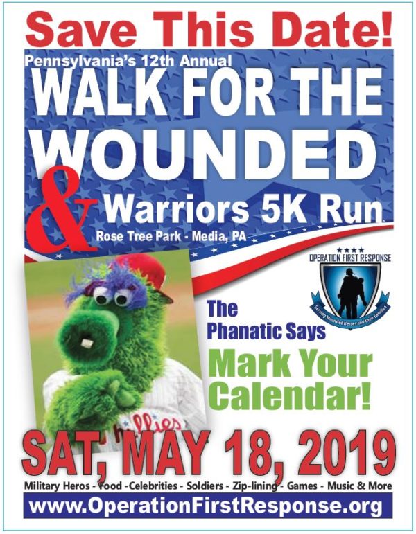 12th Annual Walk for the Wounded in Media, PA – Operation First Response